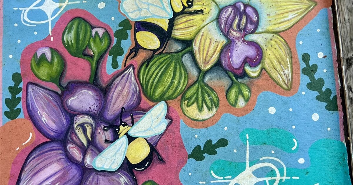 Avenue Of Art - Chalk Festival | Orchids and Bees