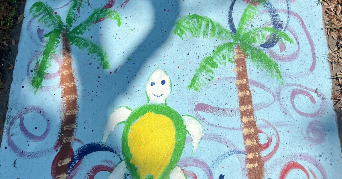 Avenue Of Art - Chalk Festival | Happy Sea Turtle