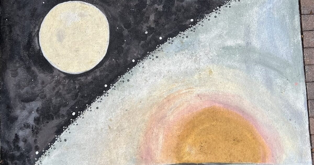 Avenue Of Art - Chalk Festival | Night and Day